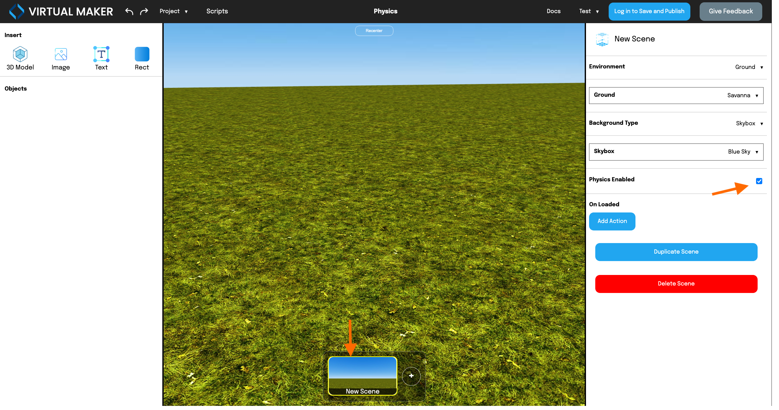 Virtual Maker - Make interactive 3D and VR scenes in your browser